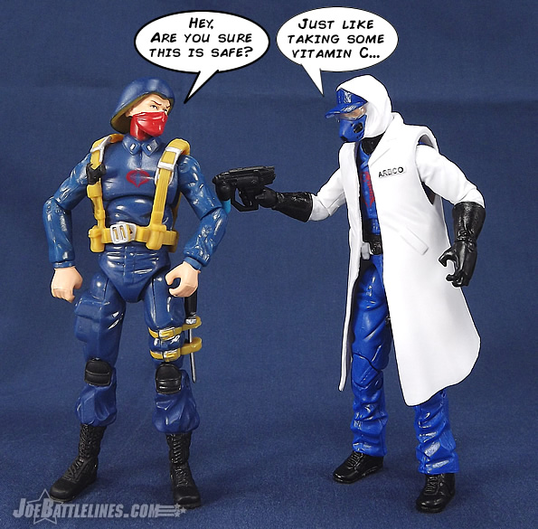 Review of 2014 G.I. Joe Zombie Initiative Cobra Lab Rat