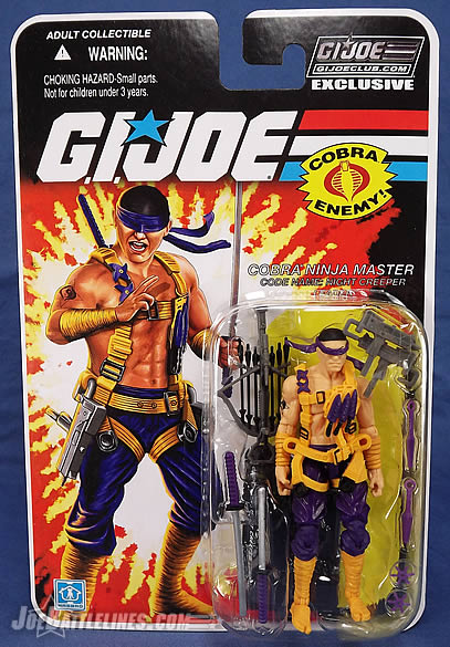 Review of G.I. Joe Figure Subscription Service 3 Night Creeper Leader
